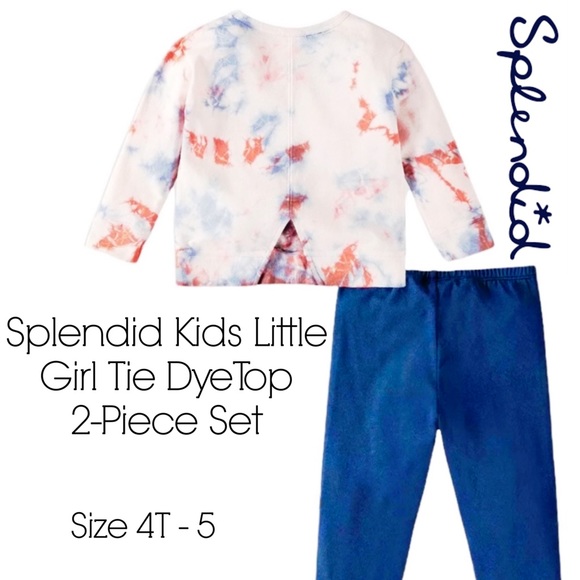 Splendid | Matching Sets | Splendid Kids Little Girl Tie Dye Top 2piece ...